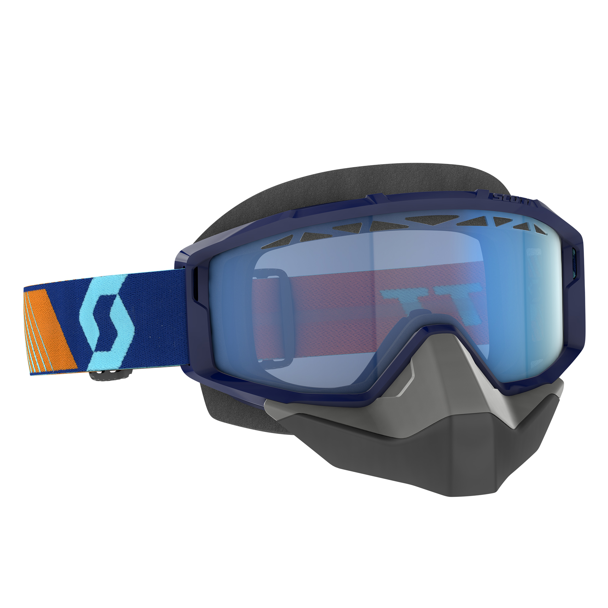 Scott Goggle Primal Snow Cross royal blue/orange blue - Koneliike.fi ...