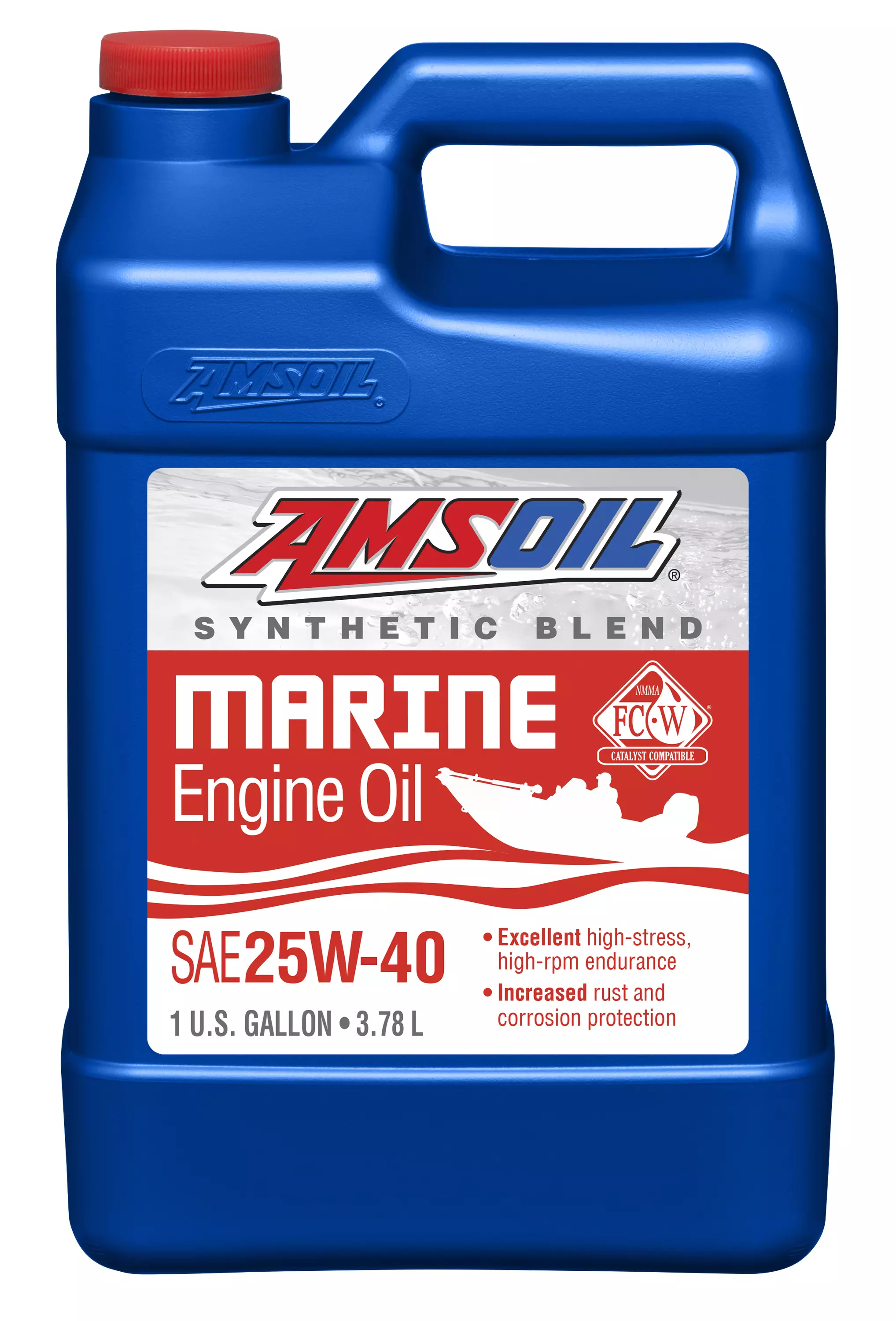 Amsoil 25W-40 Synthetic-Blend Marine Engine Oil 3,78L - Koneliike.fi ...